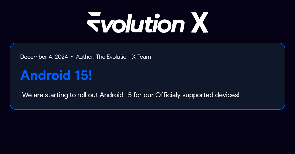 Android 15!